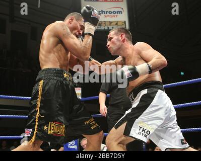 Semi-Final: Tony Oakey (Portsmouth, white shorts) defeats Courtney Fry ...
