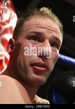 Round1: Darren Stubbs (Oldham, silver shorts) defeats Steve Spartacus ...