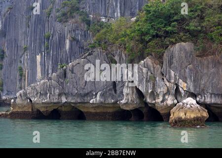 Limestone formation in Halong Bay,Vietnam,Asia Stock Photo - Alamy
