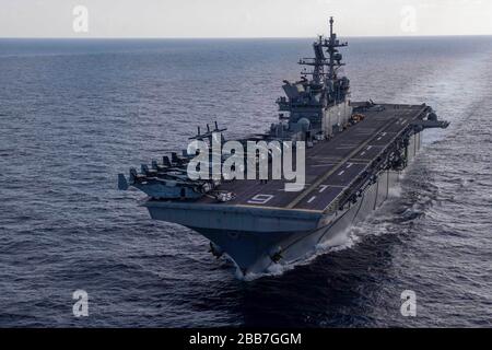 The U.S. Navy America-class amphibious assault ship USS America Stock ...