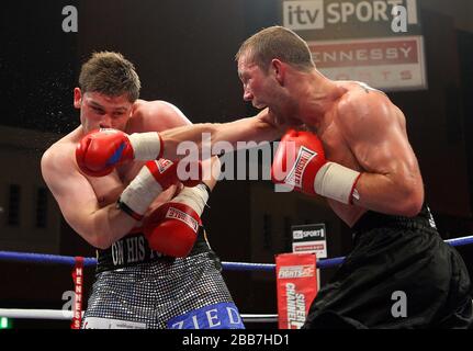 Matthew Thirlwall (Bermondsey, black shorts) defeats George Hillyard ...