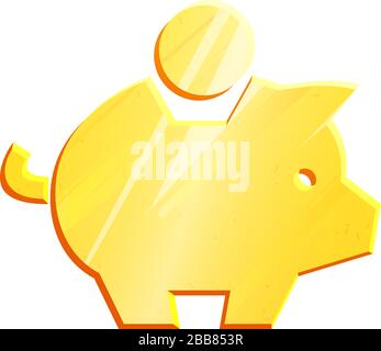 piggy saving money income icon Stock Vector Image & Art - Alamy