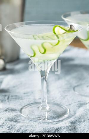 Homemade Japanese Sake Cucumber Martini Cocktail with Vodka Stock Photo ...