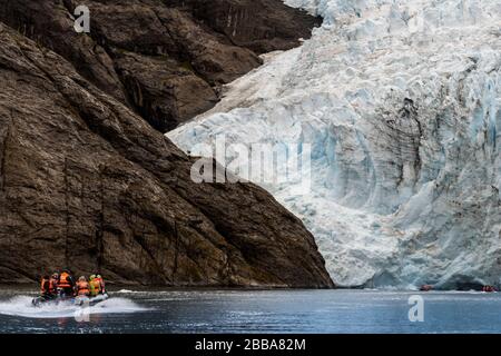 Chile, Patagonia - Glacier Condor Stock Photo - Alamy