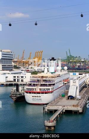 Ferry at Harbourfront Terminal,Singapore,Asia Stock Photo - Alamy