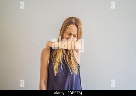 Comparison between wrong and right way to sneeze to prevent virus ...