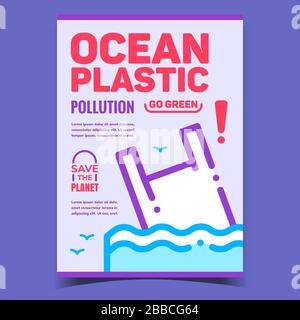 Pollution brochure template. Environmental damage. Flyer, booklet ...
