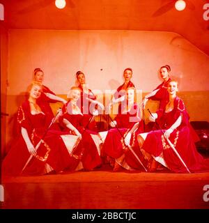 The Blue Bell Girls, circa 1970, France Stock Photo - Alamy
