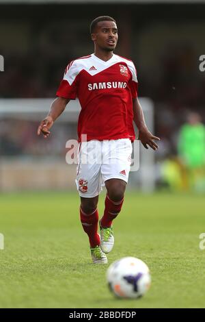 Swindon Town's Nathan Byrne Stock Photo - Alamy