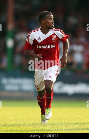 Swindon Town's Nathan Byrne Stock Photo - Alamy