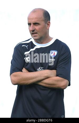 Paul Cook, Chesterfield manager Stock Photo - Alamy