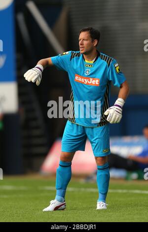 Goalkeeper Mark Tyler, Luton Town Stock Photo - Alamy