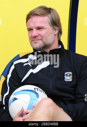 Coventry City manager Steve Pressley Stock Photo - Alamy