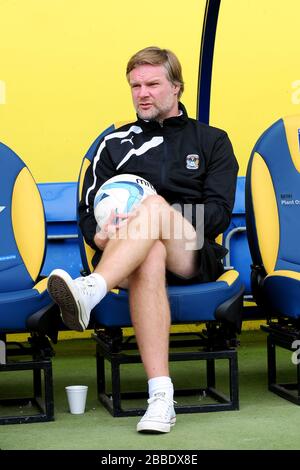 Coventry City manager Steve Pressley Stock Photo - Alamy