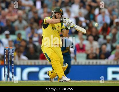 Australia's Matthew Wade bats during day four of the Ashes Test match ...
