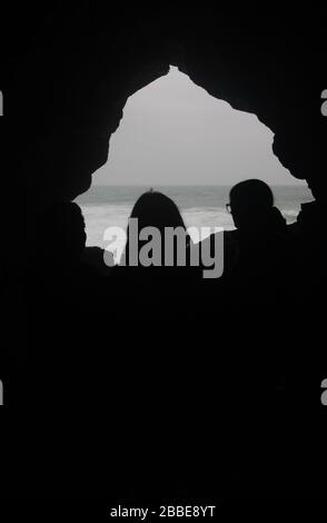 The caves of Hercules In Cap Spartel in Morocco Stock Photo - Alamy