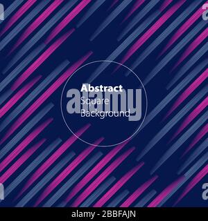 Abstract techno design of blue square matrix with halftone decorative ...