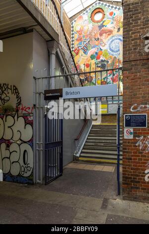 Mural at Brixton Station London Stock Photo - Alamy