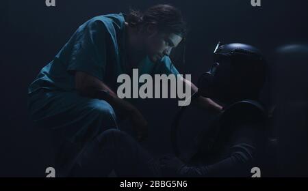 2099: THE SOLDIER PROTOCOL, (aka THE WHEEL), poster, from left: David ...