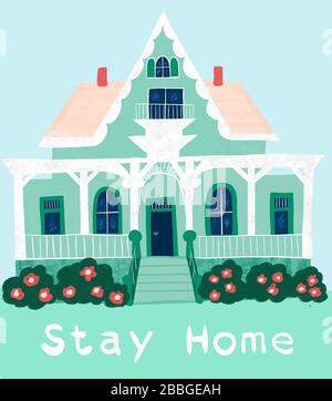 Corona Virus Banner Green Isolated with Color Background. Microbiology ...