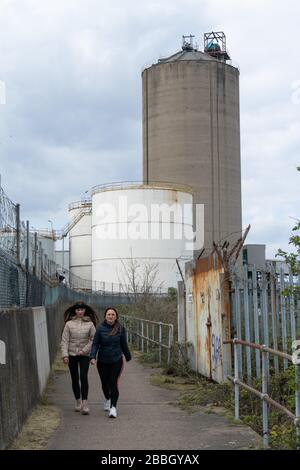 Erith, Kent, UK. 31st Mar, 2020. London, UK. 30th Mar, 2020. Ocado ...