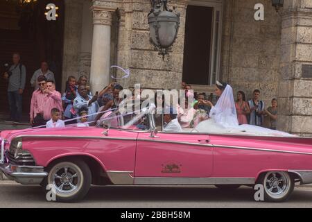 Cuban style wedding, Havana, Cuba Stock Photo - Alamy