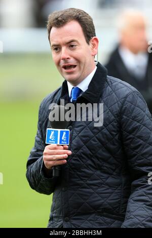 Nick Luck, Channel Four horse racing presenter Stock Photo - Alamy