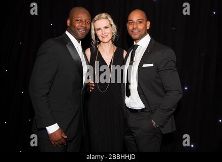 Adie Mike with his partner Marie-Christine Bouchier of the PFA during ...