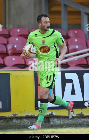 Chris Hackett, Northampton Town Stock Photo - Alamy