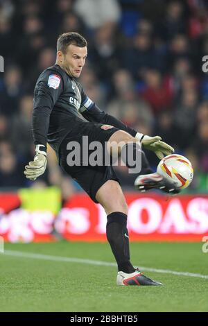 Barnsley goalkeeper Luke Steele Stock Photo - Alamy