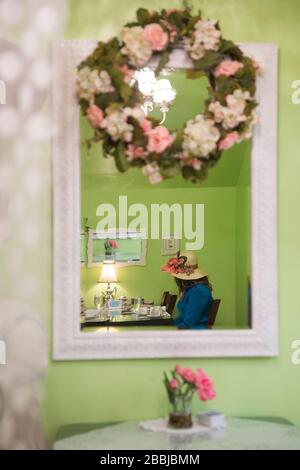 Gourmet tea party, Three Sisters Tea Parlor, Crestwood, KY, USA Stock ...