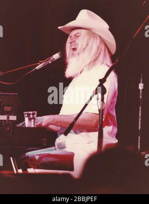 Leon Russell, The Ritz 3/28/1982 photo Michael Brito Stock Photo - Alamy