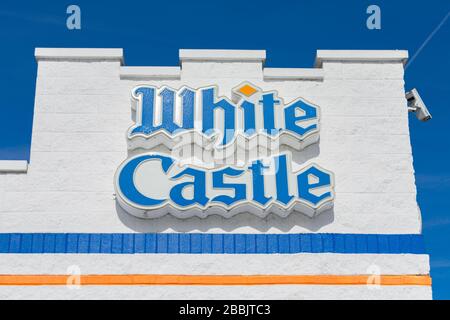 White Castle fast food restaurant, Brooklyn, New York Stock Photo - Alamy