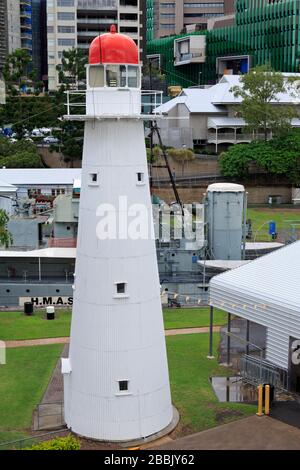 Bulwer Island Lighthouse, Maritime Museum, Brisbane, Queensland ...