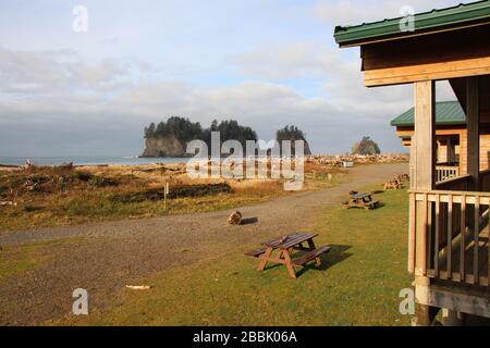 La Push, USA. 21st Feb, 2020. "Welcome Twilight Fans" is the sign on ...
