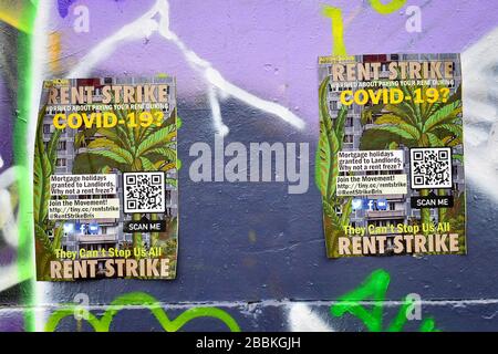 Covid lockdown posters Stock Photo - Alamy