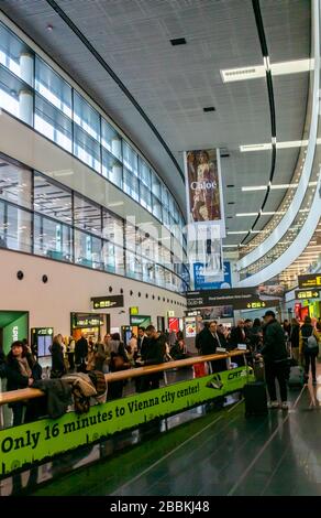 Vienna, Austria, Large Crowd People, Austrian Teenagers, Public Ice ...