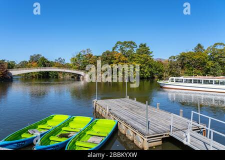 Onuma Quasi-National Park. Sunny day scenery landscape. Oshima ...