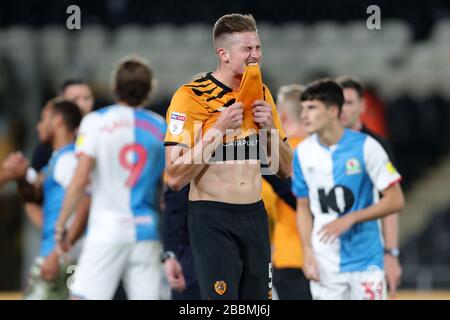 Hull City's Reece Burke after the defeat Stock Photo - Alamy