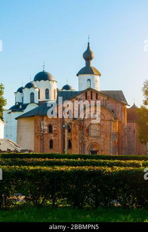 Church of St. Paraskeva at Yaroslav's Court in Veliky Novgorod, Russia ...