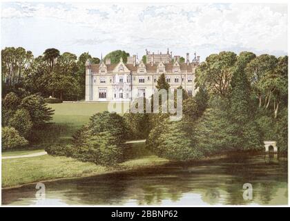 Keele Hall mansion house Keele Staffordshire England Keele University ...