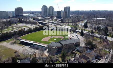 Labatt Memorial Park in London Canada Aerial, Oldest continually ...
