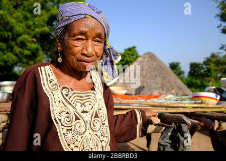 Portrait of a Mbororo woman with faint traditional tattoos on her face ...