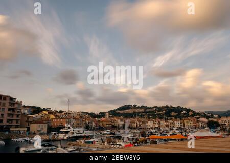 Sunset at Cassis, Provence, France Stock Photo - Alamy