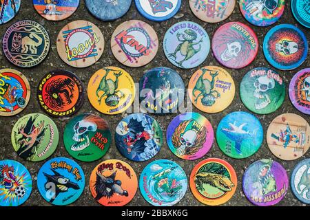 Pog is a popular game and collectible toy from the 1990s, made up of ...