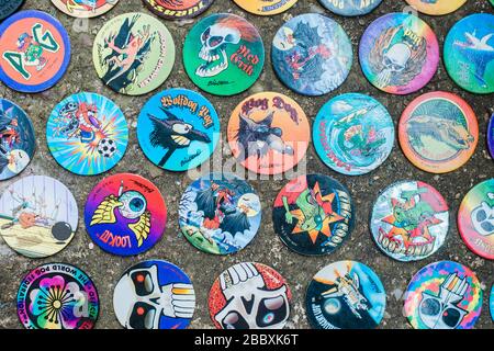 Pog is a popular game and collectible toy from the 1990s, made up of ...