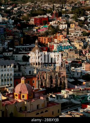 Guanajuato, Mexico, Scenic streets and colorful colonial architecture ...