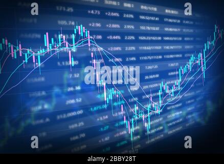 economic graphic concept including curve and arrows Stock Photo - Alamy