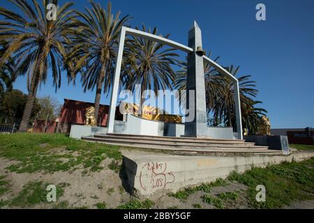 Street view of downtown Compton, California, USA Stock Photo - Alamy