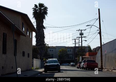 Street view of downtown Compton, California, USA Stock Photo - Alamy